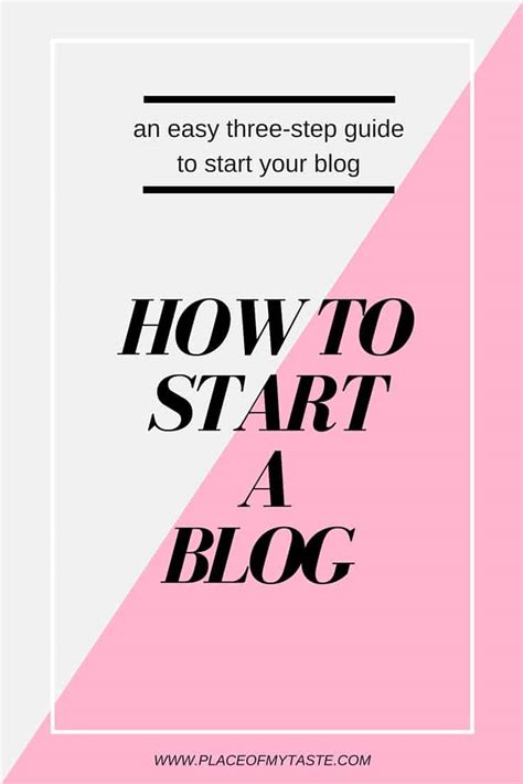 How To Create A Blog Place Of My Taste