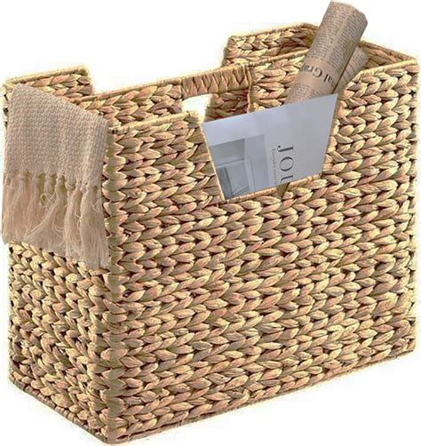 Magazines Holder Basket Wicker Magazine Rack Magazine
