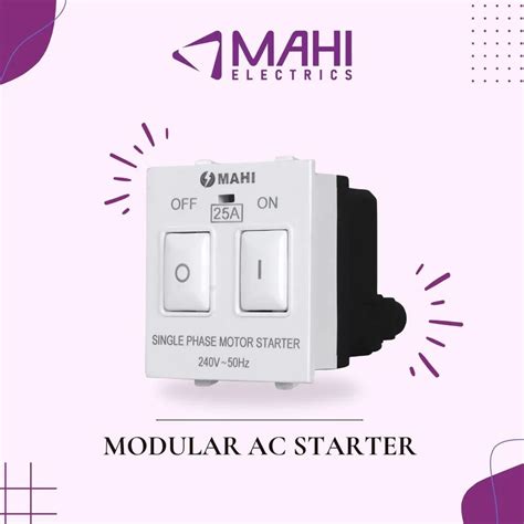 3 Hp Single Phase Motor Starter 25 A At ₹ 120 In Surat Id 2856414817248