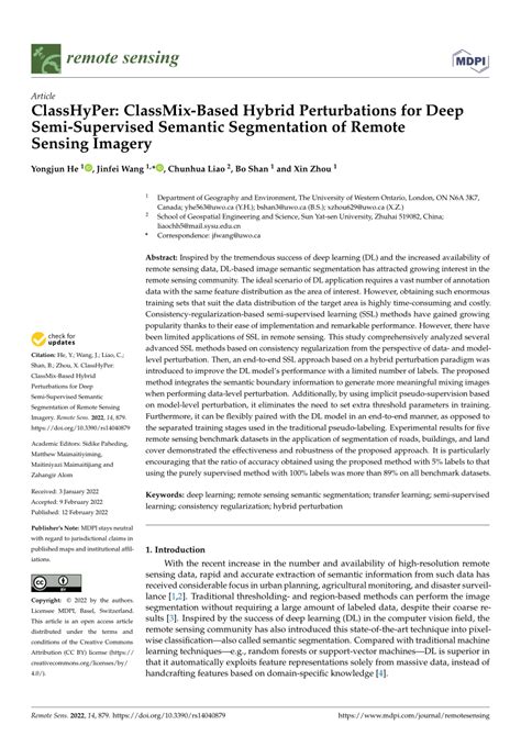 Pdf Classhyper Classmix Based Hybrid Perturbations For Deep Semi