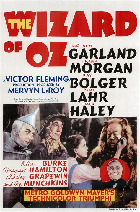 The Wizard Of Oz 1939 Full Cast And Crew Imdb