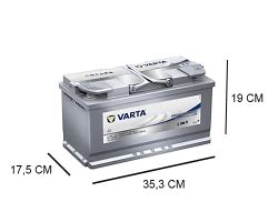 Varta La Dual Purpose Agm Accu Ah V A Accudeal