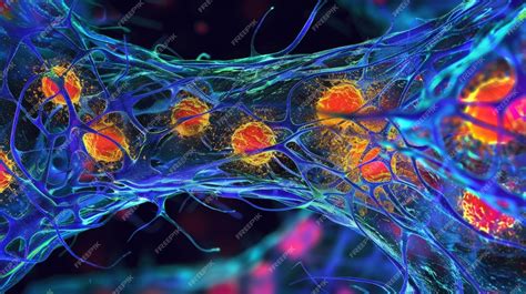Multiphoton Microscopy Image Of Endothelial Cells In Action With