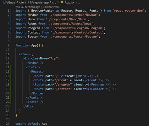 working on life goats landing page after 100daysofcode anastasia