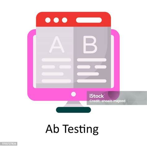 Ab 테스트 벡터 플랫 아이콘 디자인 그림입니다 흰색 배경에 기호 Eps 10 파일 0명에 대한 스톡 벡터 아트 및 기타 이미지 0명 개념 검색 엔진 Istock