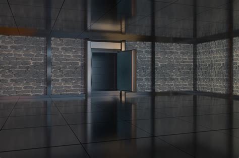 Premium Photo Safety Gate And Coded Lockabstract Conception3d Rendering