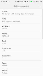 MTN Internet Settings Smart Way To Browse Faster On MTN BaseOnTechs