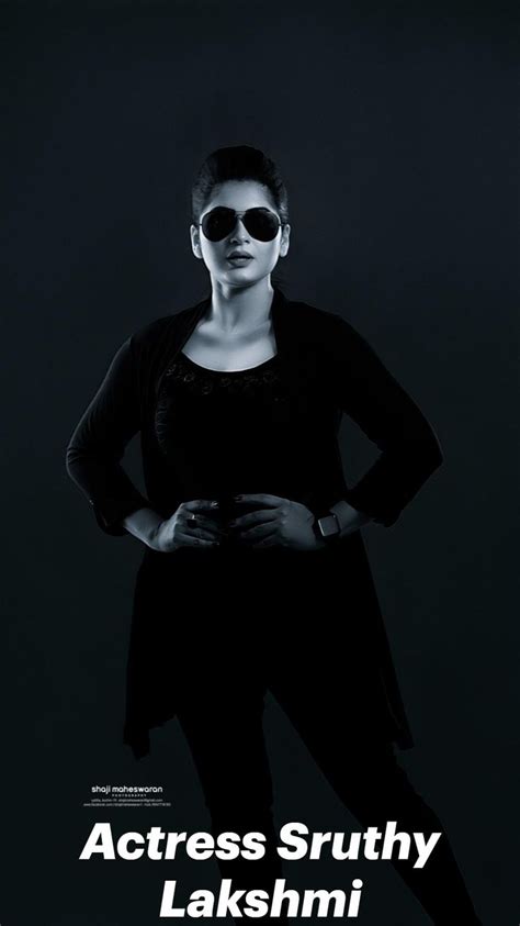 Actress Sruthy Lakshmi