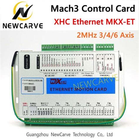Xhc Mach3 Cnc Controller Mkx Et Ethernet Breakout Board 3 4 6 Axis Motion Control Card Support