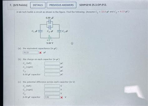 Solved A Lab Tech Builds A Circuit As Shown In The Figure Chegg