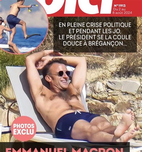 Emmanuel Macrons Feet