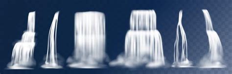 풍경과 평면 자연 배경 무료 벡터