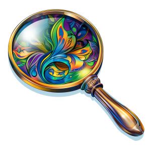 Exploring Every Detail Magnifying Glass Clip Art Collection