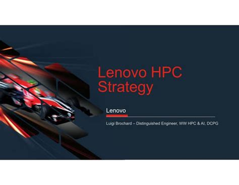 Lenovo Hpc Strategy Update Pdf