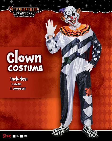 The Perfect T Spooktacular Creations Scary Clown Costume Set Cosplay Adult For Any Occasion