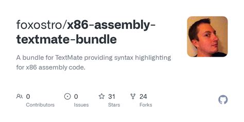 Github Foxostrox86 Assembly Textmate Bundle A Bundle For Textmate Providing Syntax