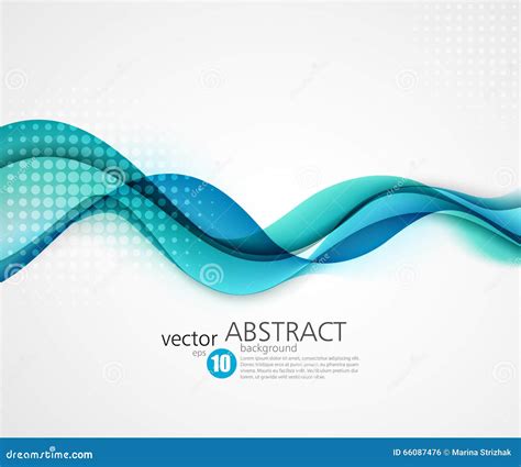 Abstract Smooth Wave Motion Illustration Stock Vector Illustration Of