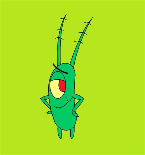 Spongebob Squarepants Sheldon J Plankton By Kbinitiald On Deviantart
