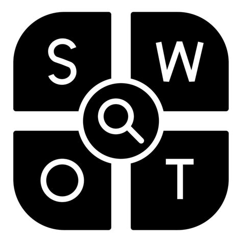 Swot Analysis Icon Line Vector Illustration 35946839 Vector Art At Vecteezy