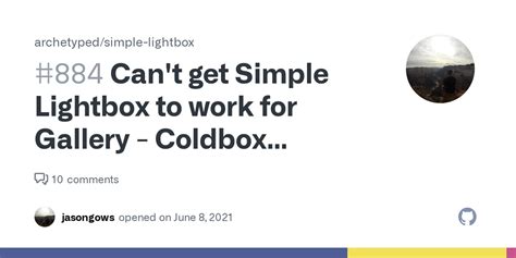 Cant Get Simple Lightbox To Work For Gallery Coldbox Theme · Issue 884 · Archetypedsimple