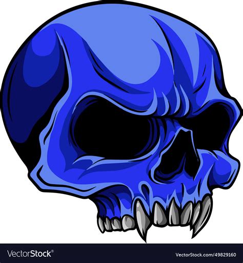 Top Quality Emoticon Skull Face Emoji Isolated Vector Image