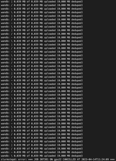 Cli Wandbfinish Stuck When Uploaded All Data · Issue 4929 · Wandbwandb · Github