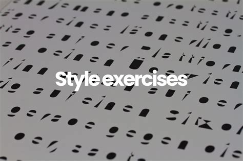 Typography Exercises On Behance