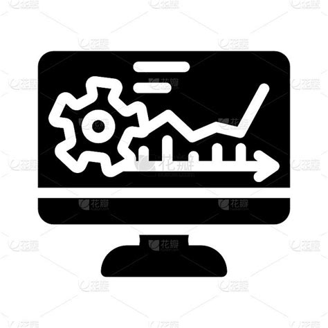 软件erp字形图标矢量插图