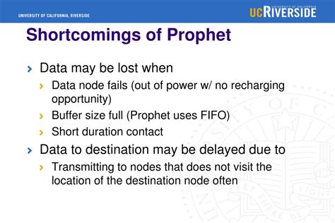 Ppt Prophet An Adaptive Prophet Based Routing Protocol For