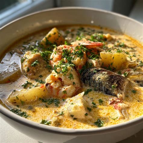 Creamy Seafood Chowder Recipe 40 Minute Comfort In A Bowl Wilingga