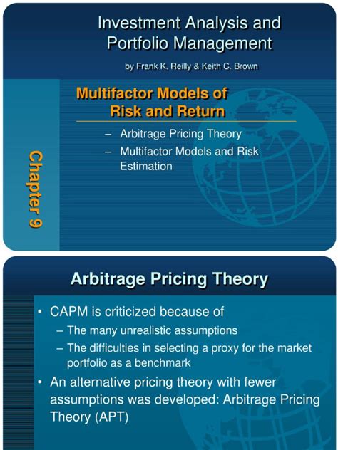 Apt And Multifactor Models Pdf