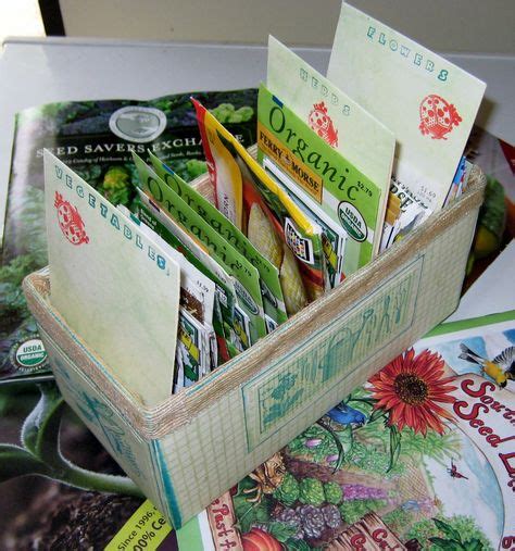Seed Organizer Systems Ideas Organizing Systems Seed Storage Seed Saving