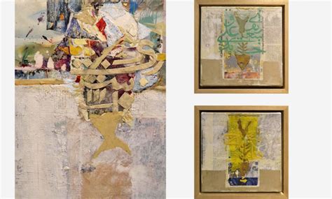 قيمة الوسائط والكولاج في لوحات القطري أحمد نوح