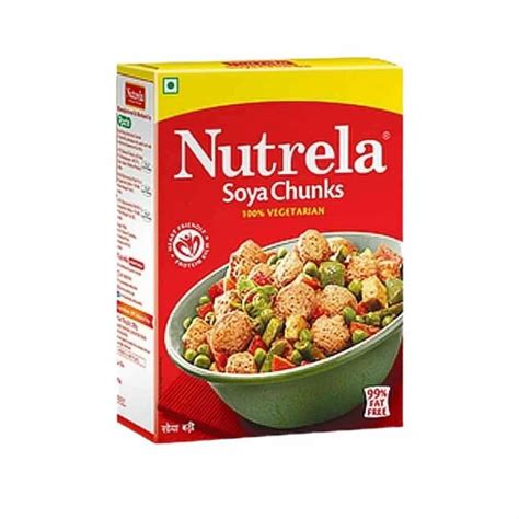 Nutrela Soya Chunks 200gm Soybeans Chunks Soya Badi Soy Chunks Soya Nuggets Nutri Soya