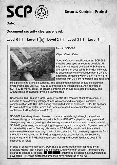 Scp Containment Breach Documents