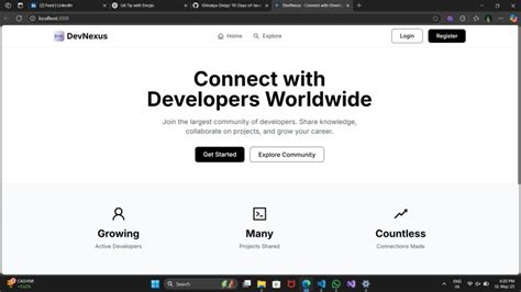devnexus fullstackdeveloper reactjs tailwindcss nodejs mongodb