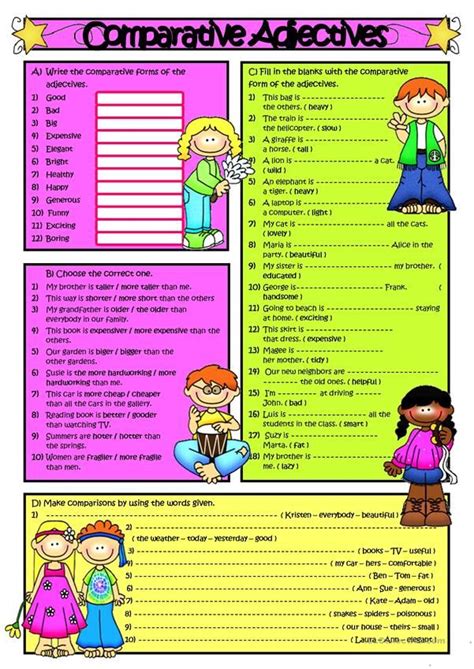 Identifying Adjectives Worksheet 3