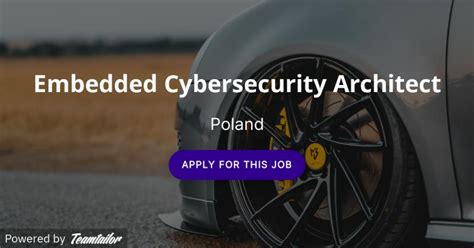 Justyna Kasperowicz On Linkedin Embedded Cybersecurity Architect Infotree Global Solutions