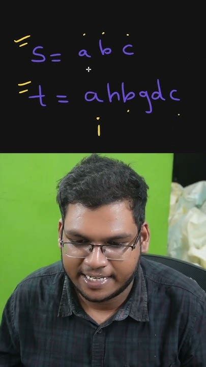 Leetcode 392 Is Subsequence Uber Ee 90 Lpa Interview Question Manalni Adigithaay Entha Bagundoo