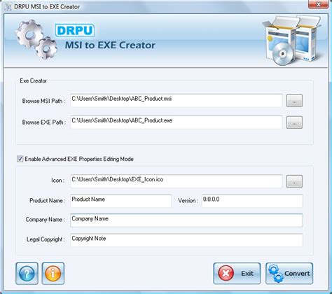 Msi To Exe Setup Generator Software Create Executable File