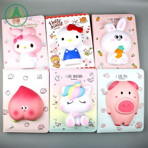 桃子发泄本减压笔记本可爱解压网红胡萝卜创意手账本文具日记本虎窝淘