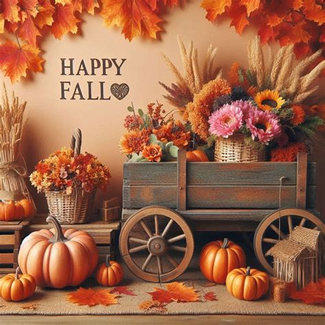 Happy Fall Fall Halloween Decor Thanksgiving Iphone Wallpaper Fall