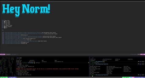 Github Normanrasdotfiles My Daily Driver Dot Files That Combine Neovim And Plugins Tmux