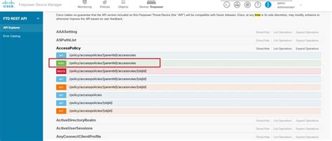Configure A Time Based Access Control Rule On Fdm With Rest Api Cisco