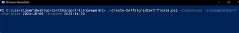 How To Create A Self Signed Certificate For Sharepoint Authentication