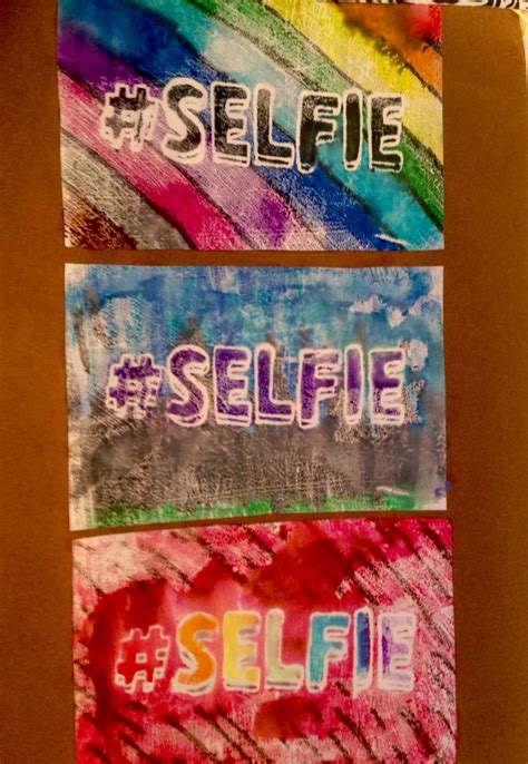 So Here My Teacher Had Us Use Styrofoam And Color With Marker A Word That You Think Is Popular