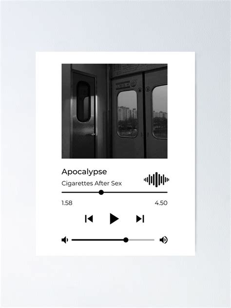 Apocalypse Cigarettes After Sex Poster For Sale By Thehappylot Redbubble