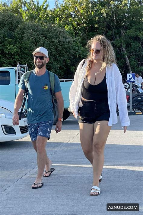 Danielle Macdonald At The Beach With Friend During Holiday Season In St Barth Aznude