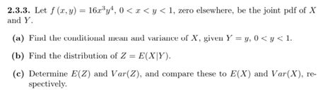 2 3 3 ﻿let xyxz e x y e z var z e x var x y y 0 b