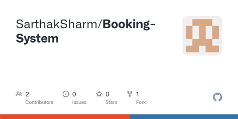 GitHub SarthakSharm Booking System